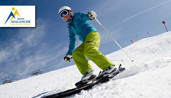 Coupon Rabais: 19$ pour une journée de ski complète au Mont Avalanche ...