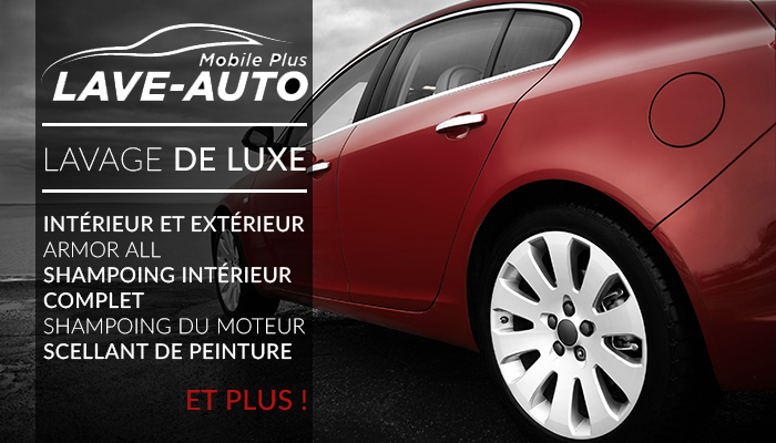 Coupon Rabais: 79$ pour un lavage DELUXE chez Lave-Auto Mobile Plus ...